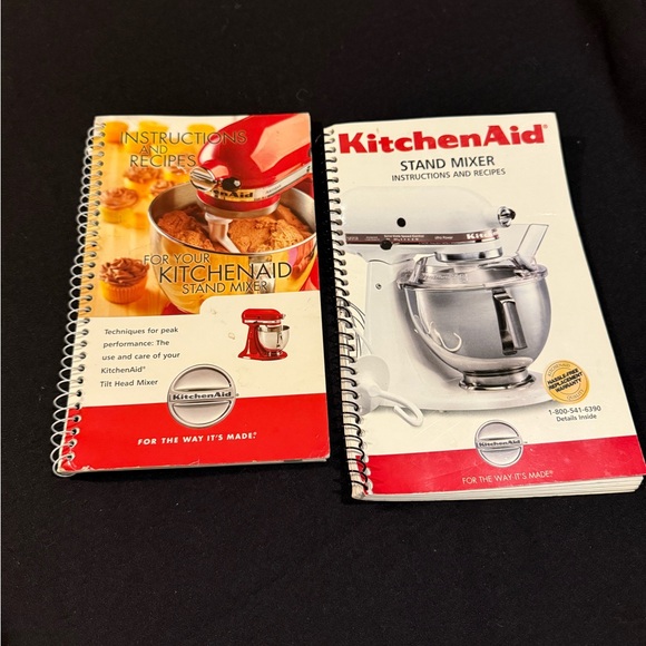KitchenAid | Kitchen | Kitchenaid Stand Mixer Guide And Recipe Book Red ...